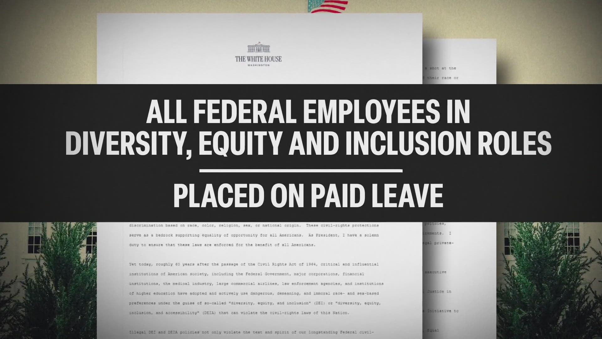 Trump administration directs all federal DEI staff to be put on leave ...