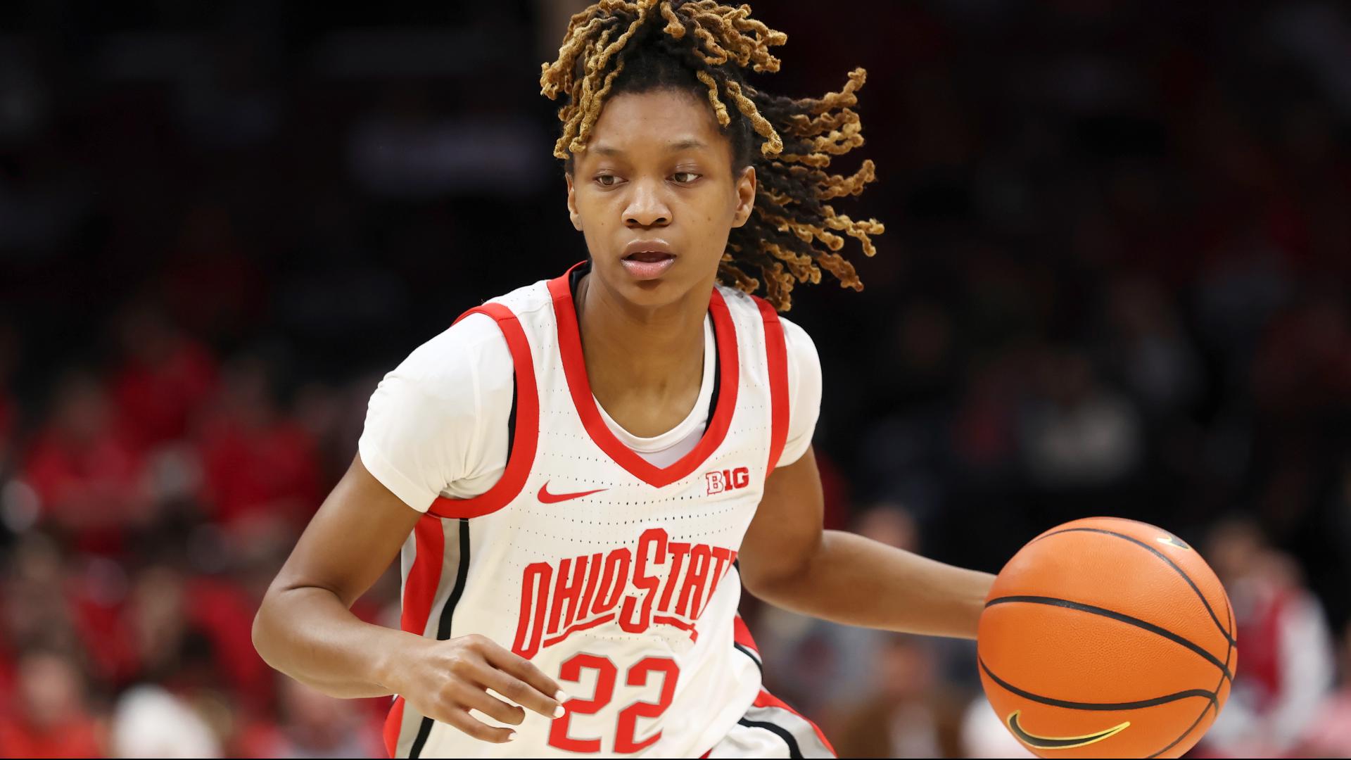 Jaloni Cambridge scores 18, Ohio State rides 26-0 1st quarter to 90-33 ...