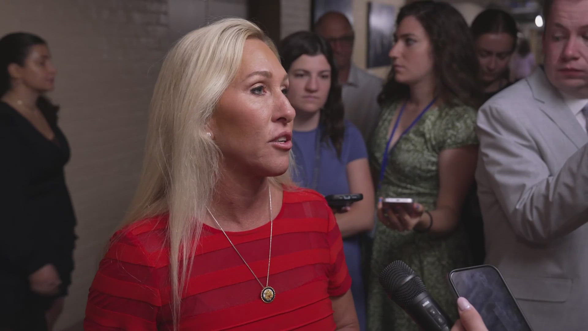 Rep. Marjorie Taylor Greene of Georgia, former Trump loyalist, says she ...