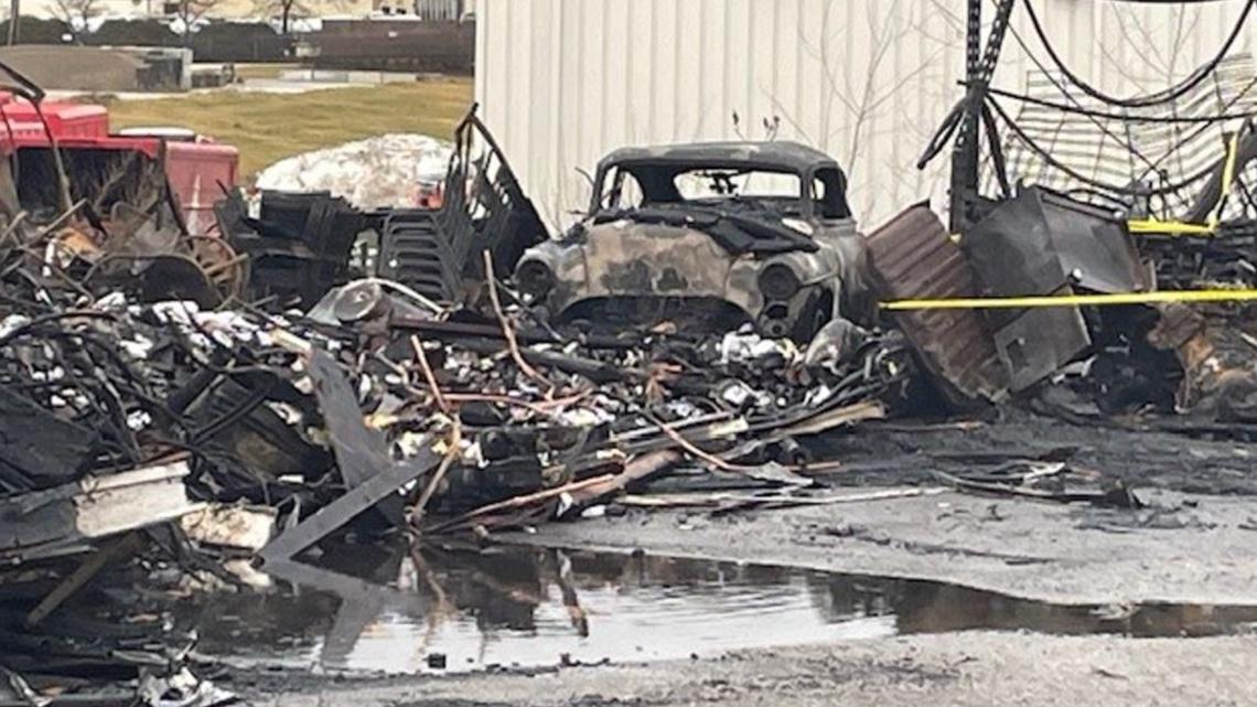 Fire at L & S storage facility in Geauga County: See photos | wkyc.com