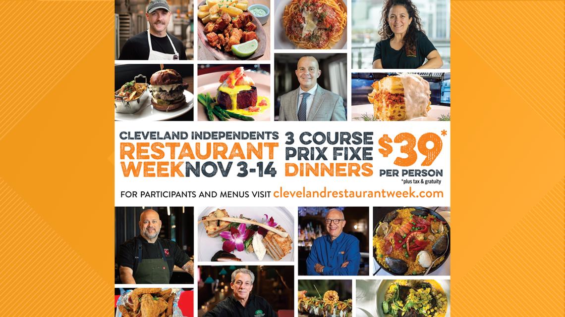 Cleveland Restaurant Week returns March 3-14 with $39 deals | wkyc.com