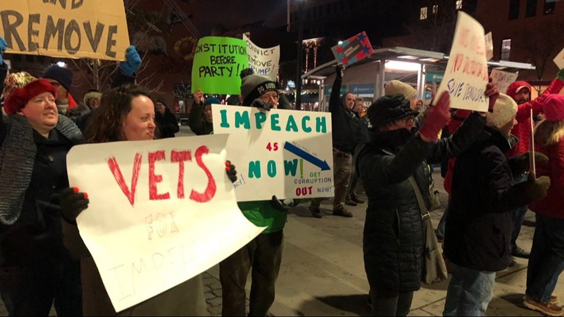 Pro-impeachment crowd gathers for rally in Cleveland | wkyc.com