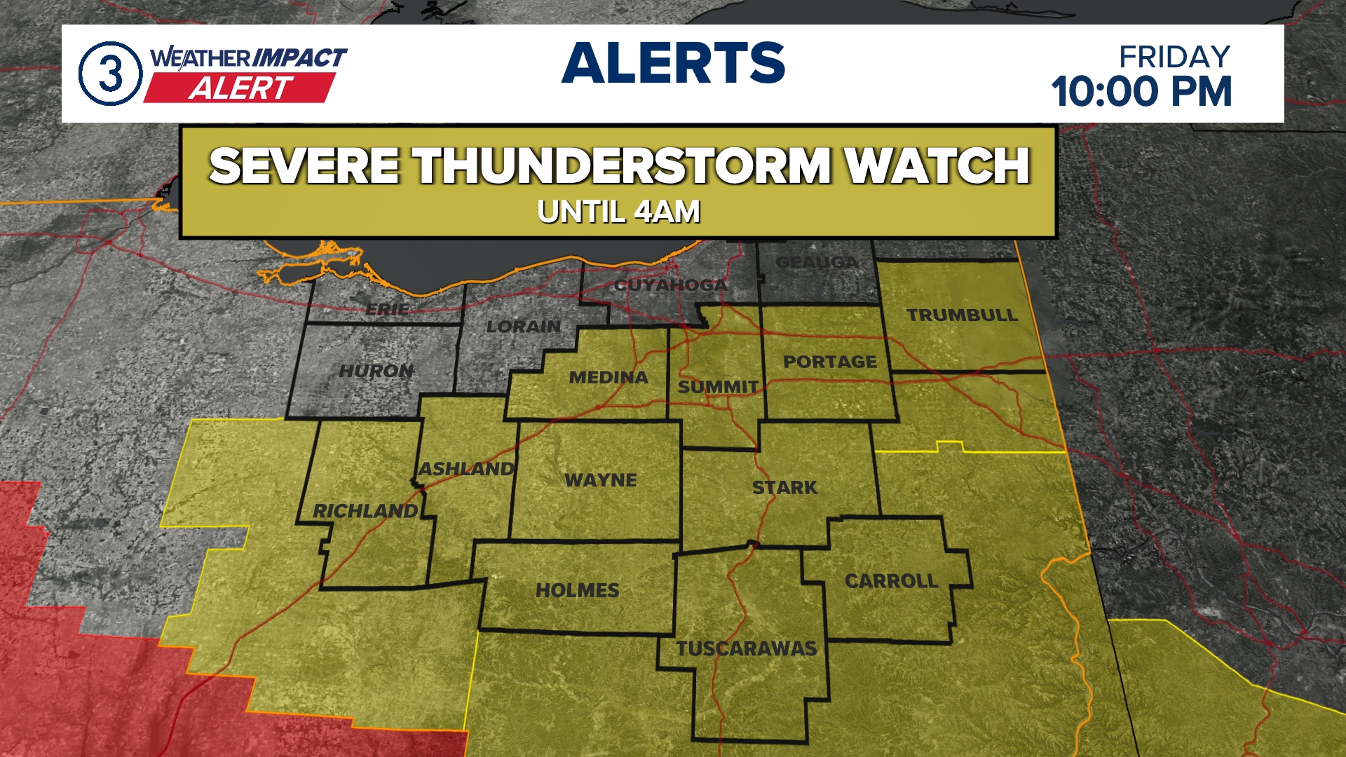 Weather Impact Alert: Northeast Ohio braces for severe thunderstorms ...