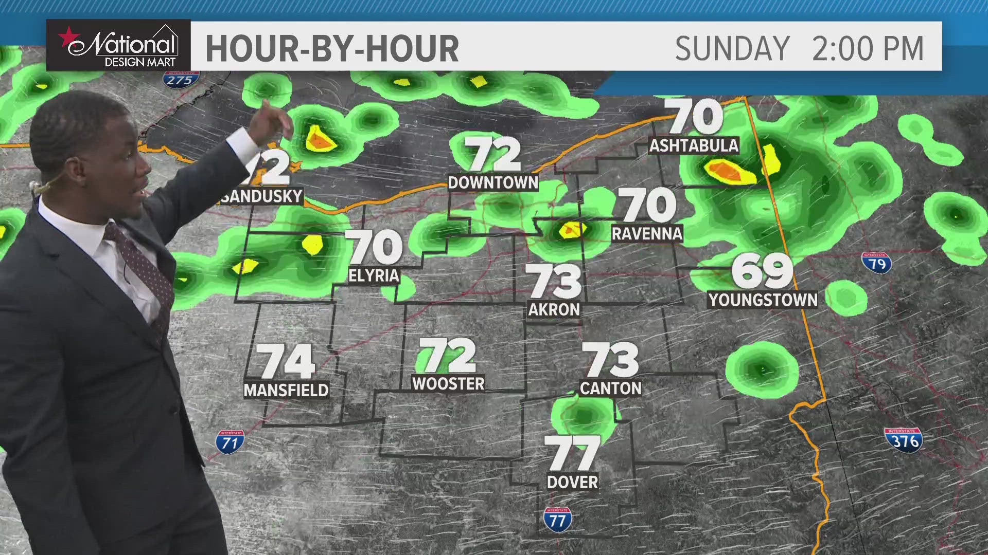 Northeast Ohio weather forecast: Showers and storms move in over the ...
