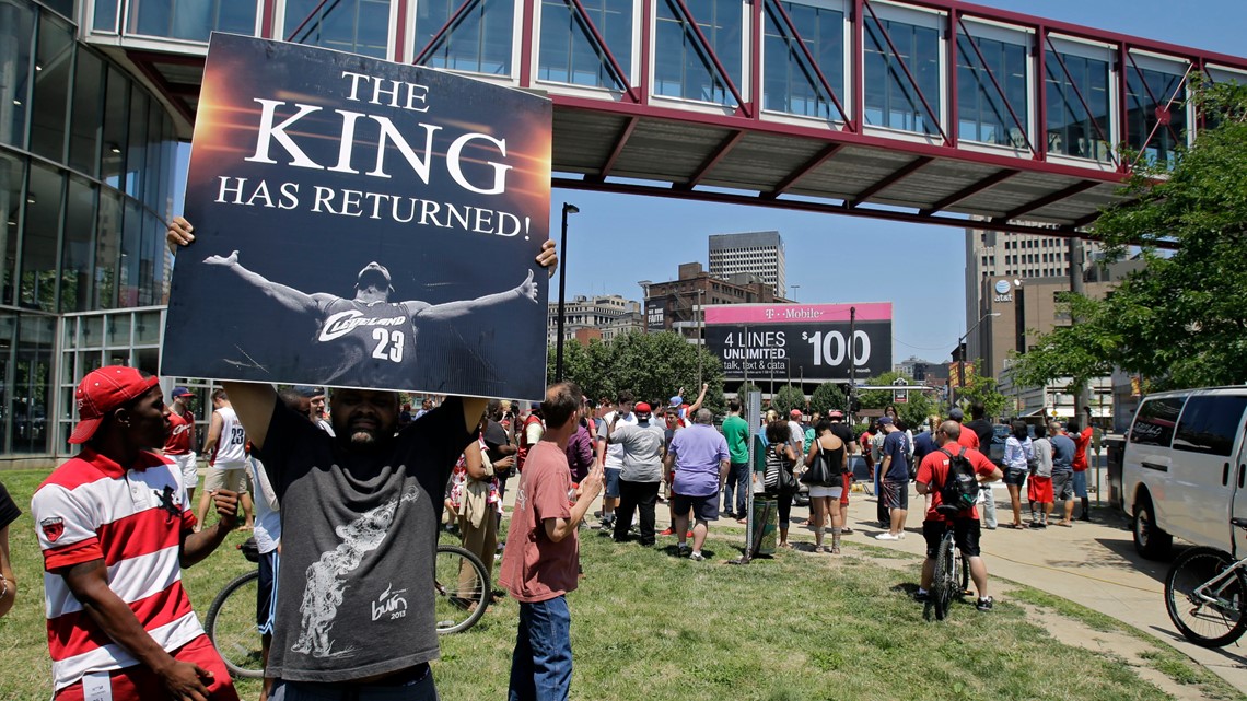 It's been 5 years since LeBron James announced his Cleveland return ...