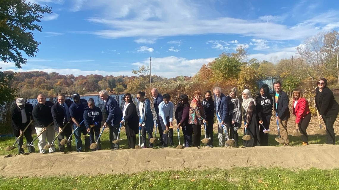 Groundbreaking for Ohio & Erie Canal Summit Lake Trail in Akron | wkyc.com