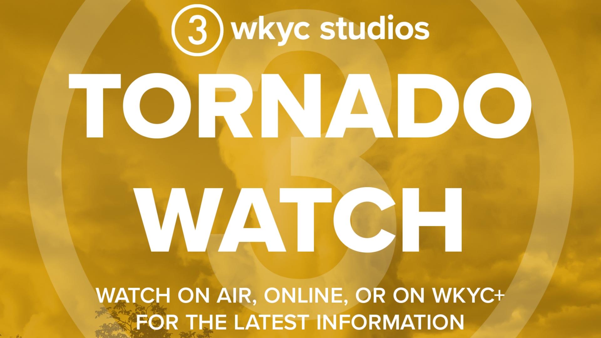 NWS issues Tornado Watch for several Northeast Ohio counties | wkyc.com