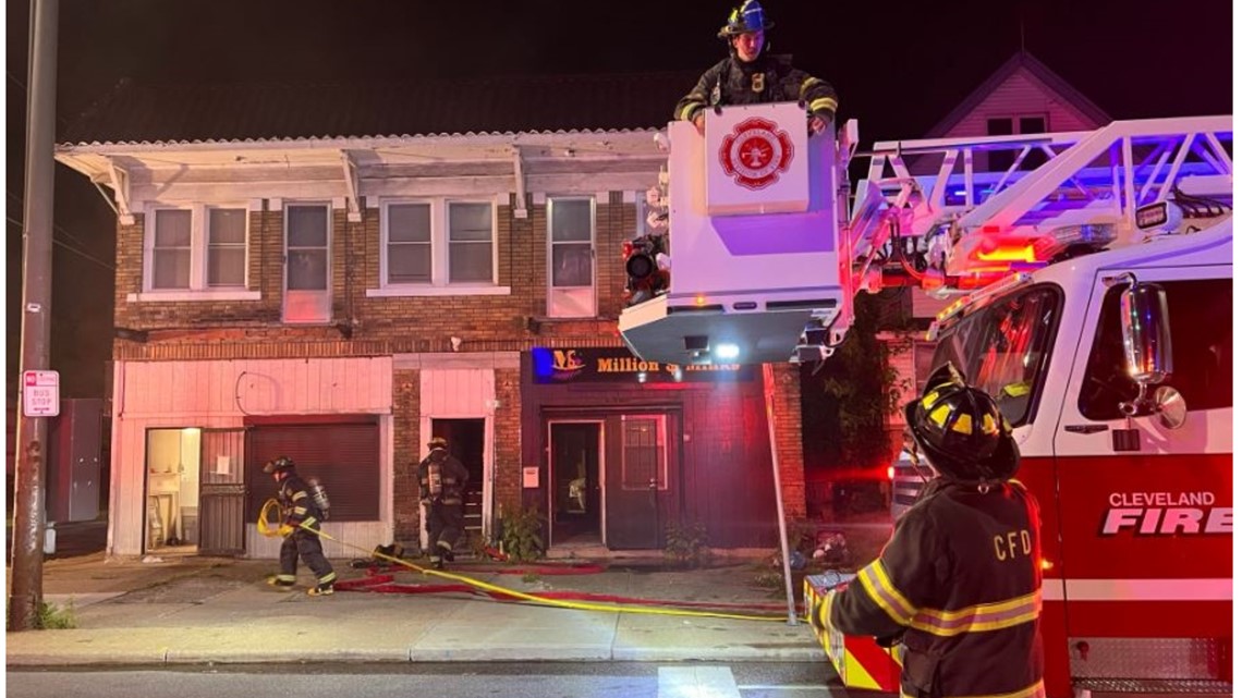Two-alarm fire at vacant building in Cleveland on East 116th | wkyc.com