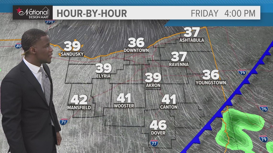 Cleveland weather: Late day snow showers possible on Friday with colder ...
