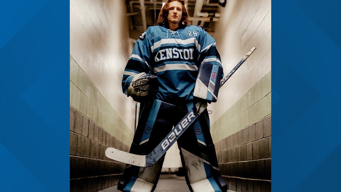 Kenston High School hockey goalie inspires his community | wkyc.com