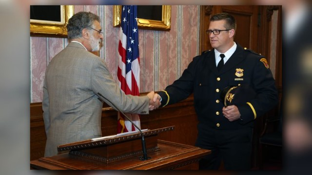 Mayor Frank G. Jackson promotes 24 Cleveland Police officers | wkyc.com
