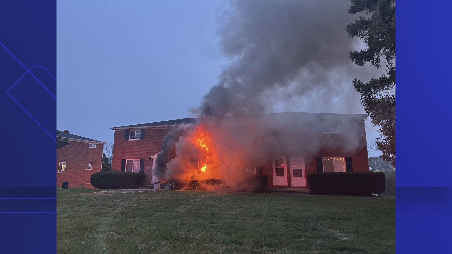 Firefighters battle apartment fire in North Canton | wkyc.com