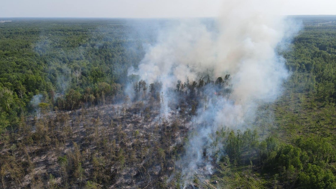 Multiple departments responding to Ashtabula County brush fire | wkyc.com