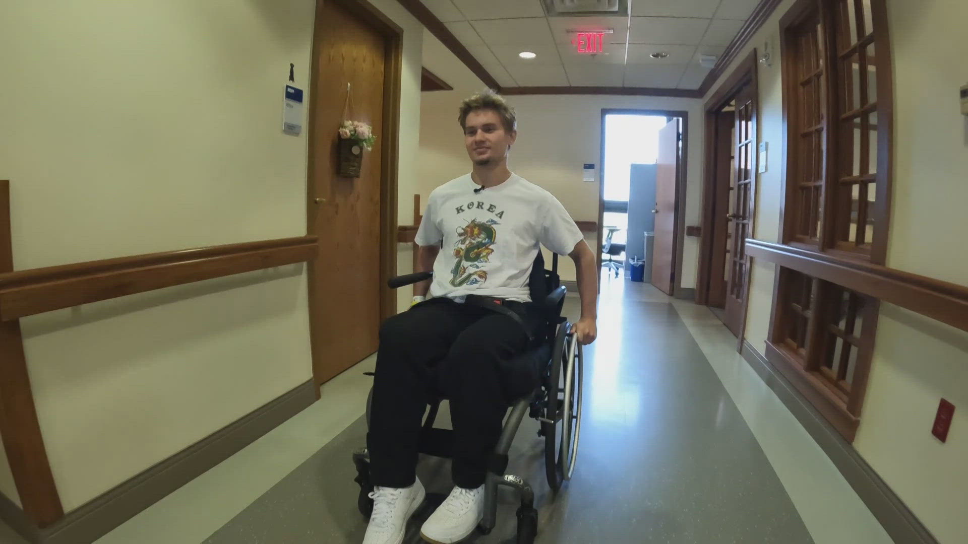 'Stay positive': 20-year-old Huron man inspires after devastating ...