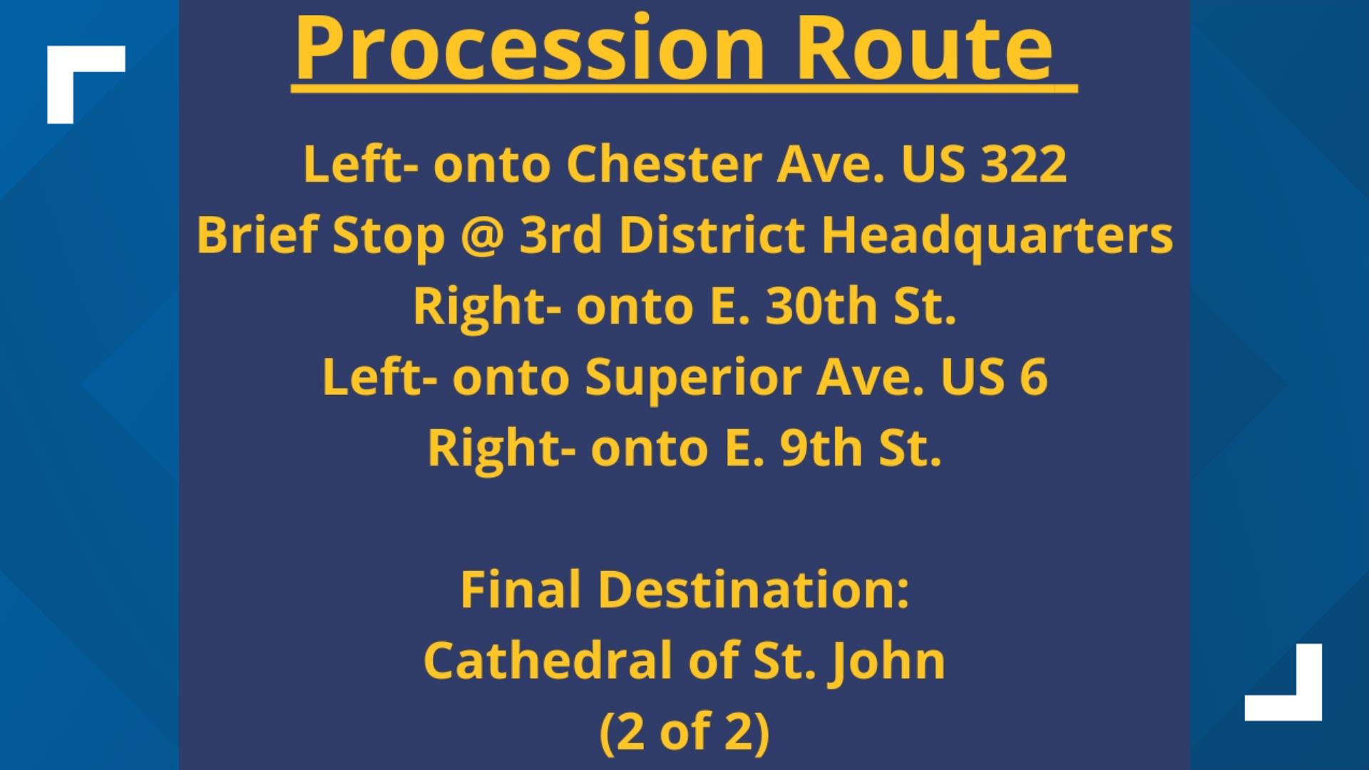 Memorial service for Cleveland police officer Jamieson Ritter | wkyc.com