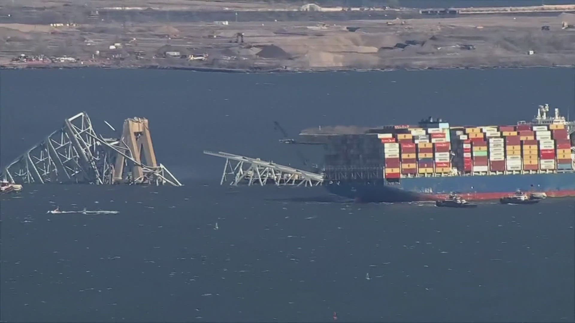 Work continues clearing collapsed Baltimore bridge | wkyc.com