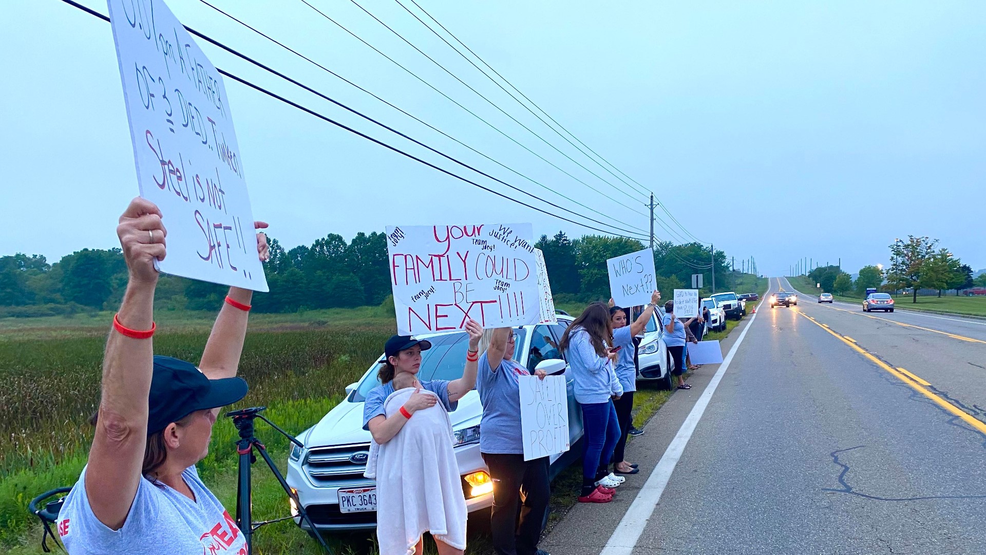 Family protests after man dies in TimkenSteel Faircrest explosion ...