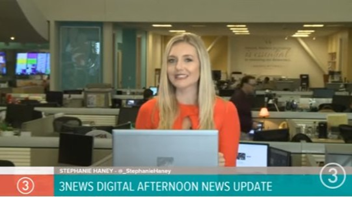 WATCH | 3News Stephanie Haney anchors digital afternoon news update ...