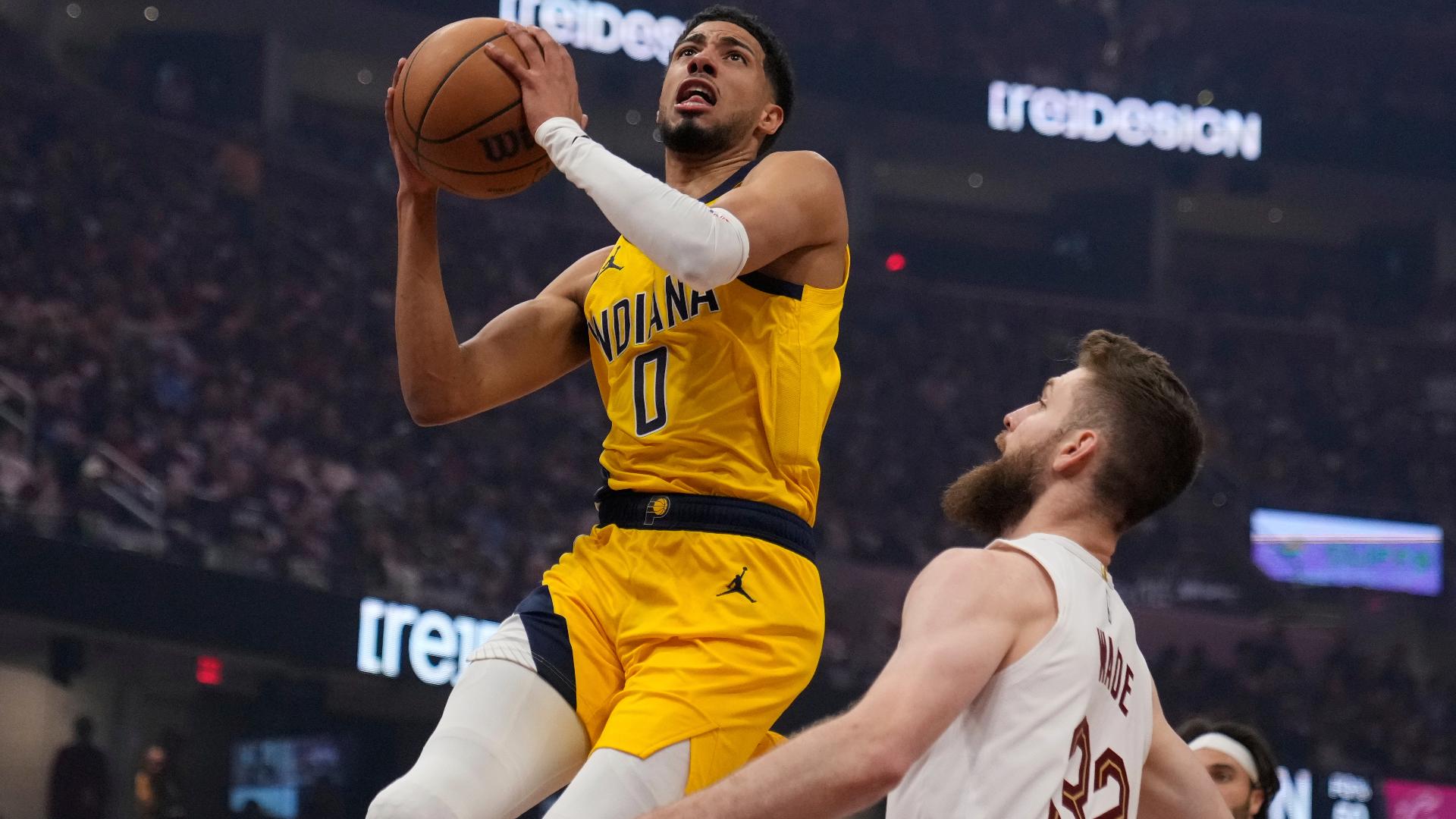 Indiana Pacers take Game 1 in Cleveland with 121-112 victory over ...