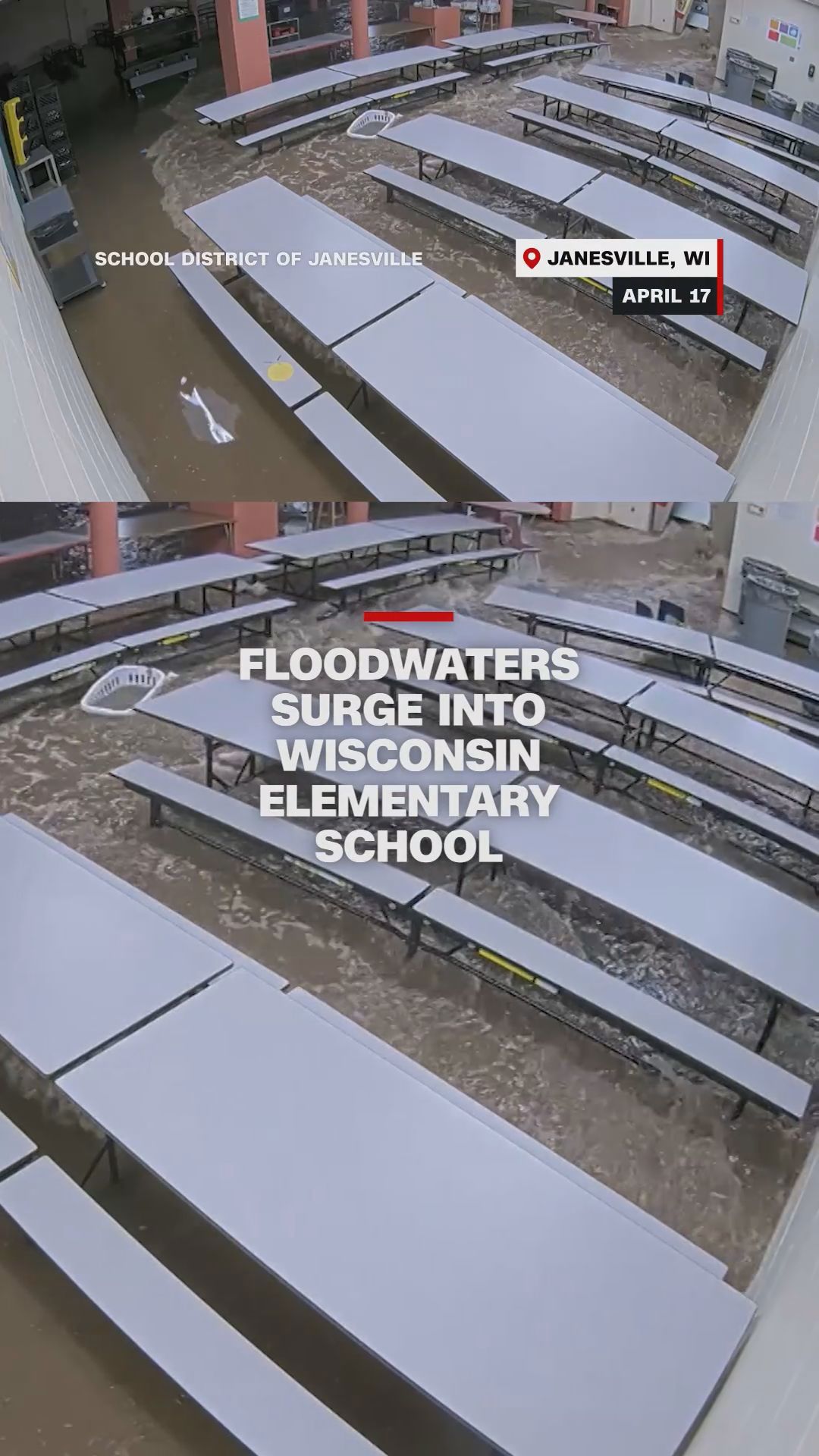 Floodwaters surge into Wisconsin elementary school | wkyc.com