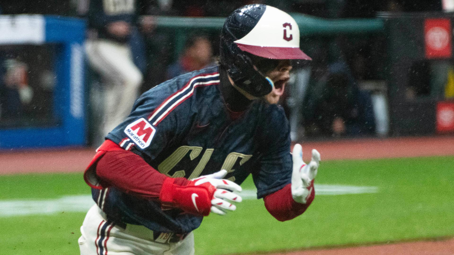 WATCH: Travis Bazzana hits first major league homer in Cleveland ...