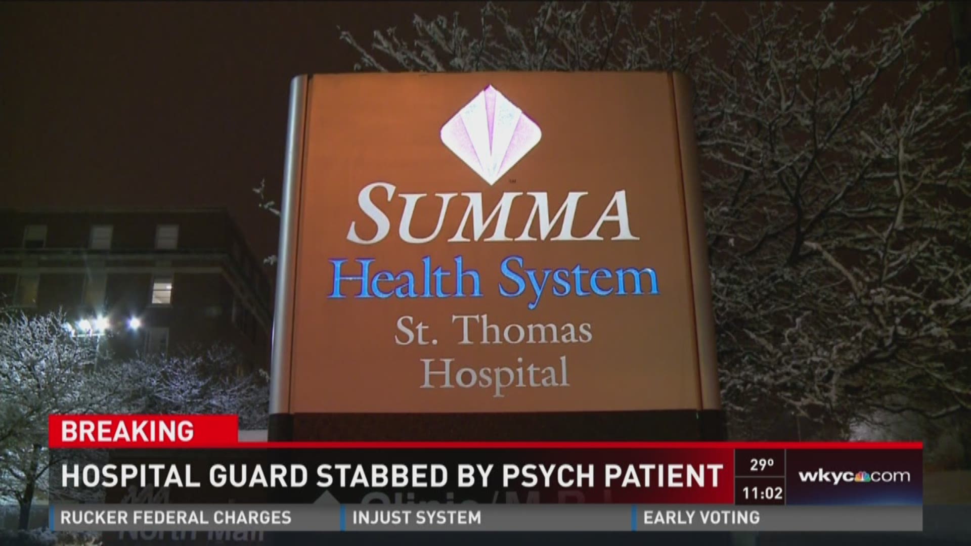 Police: Hospital guard stabbed by psych patient | wkyc.com