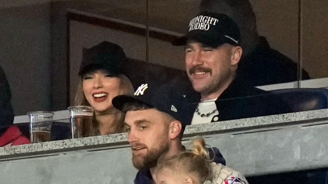 LOOK: Taylor Swift, Travis Kelce attend Game 1 of ALCS | wkyc.com