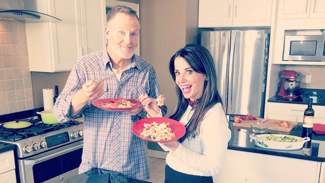 Hollie Strano teams up with Mark Nolan to cook ‘Nolan’s Noodles’ in ...