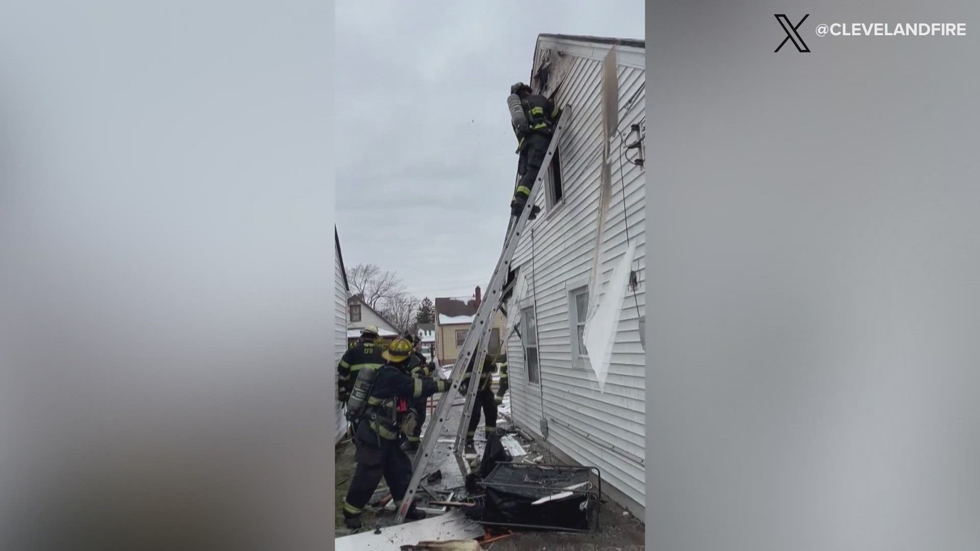 Blaze in Bellaire-Puritas leaves Cleveland firefighter hurt | wkyc.com