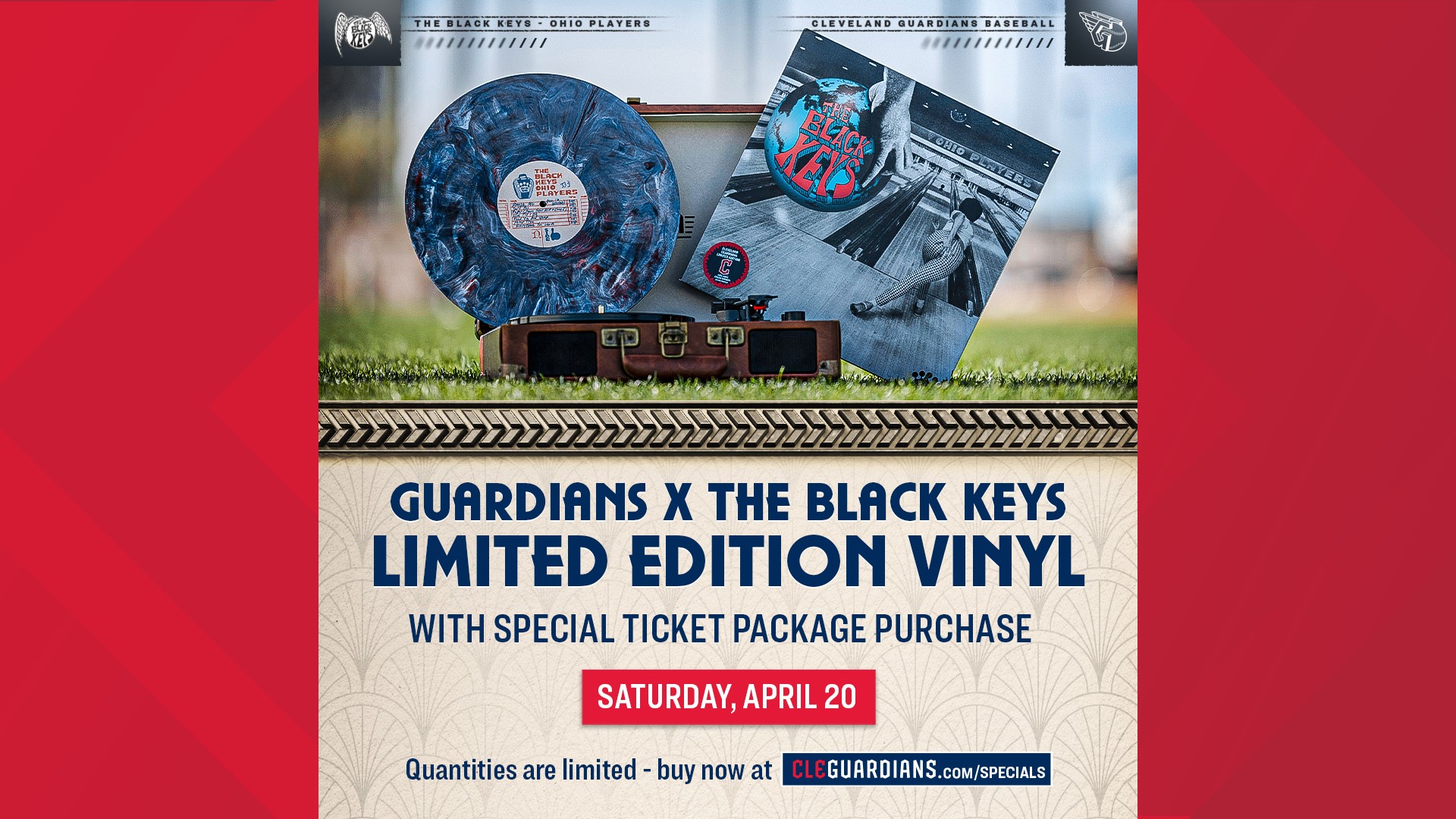 Cleveland Guardians and The Black Keys partner to release vinyl | wkyc.com