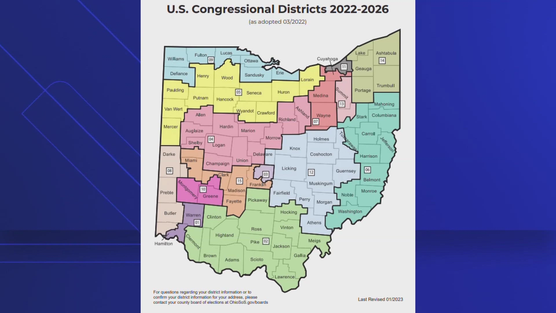 Ohio lawmakers will soon try to redraw the state's congressional district maps | wkyc.com