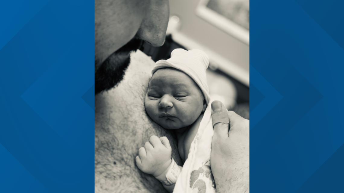 PHOTOS | 3News meteorologist Matt Wintz and wife Stephanie welcome baby ...