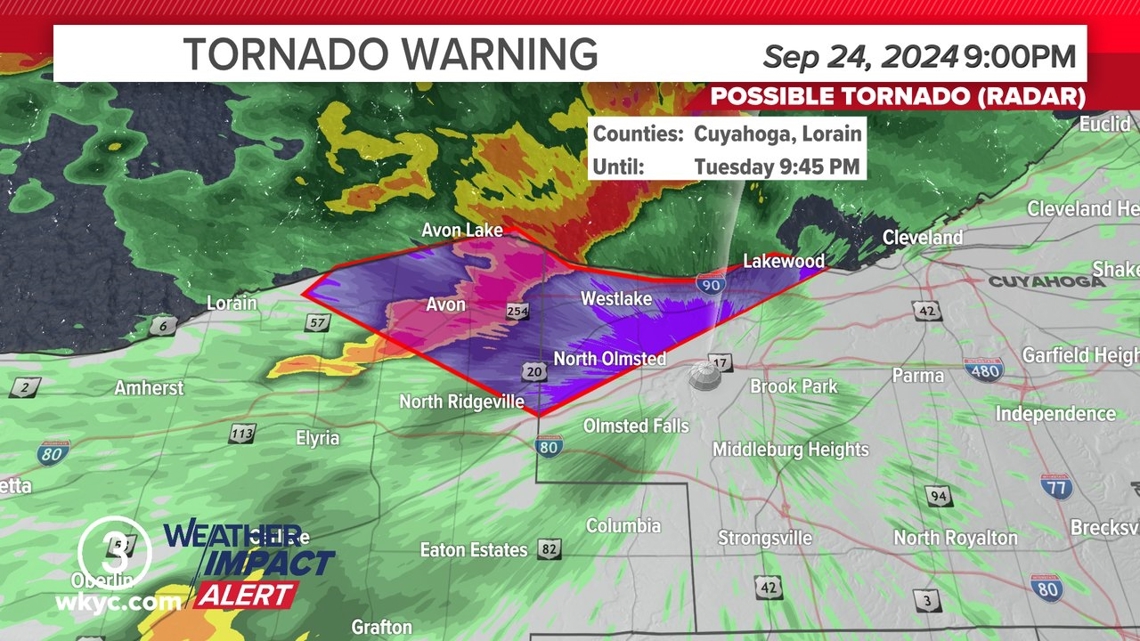 Tornado warnings expire across NE Ohio | wkyc.com