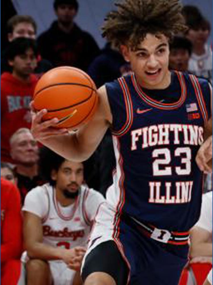 Keaton Wagler's 23 points lead No. 13 Illinois to 88-80 victory over ...