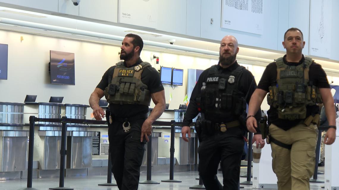 ICE agents assisting TSA operations at Cleveland Hopkins International ...