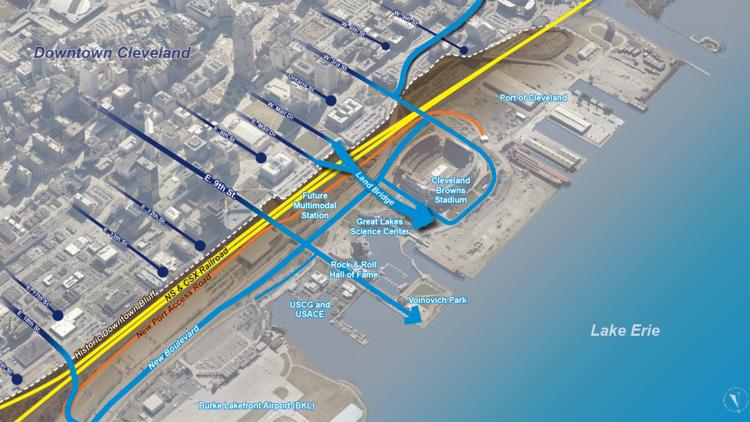 Cleveland North Coast Master Plan features 'reassigned' Shoreway | wkyc.com
