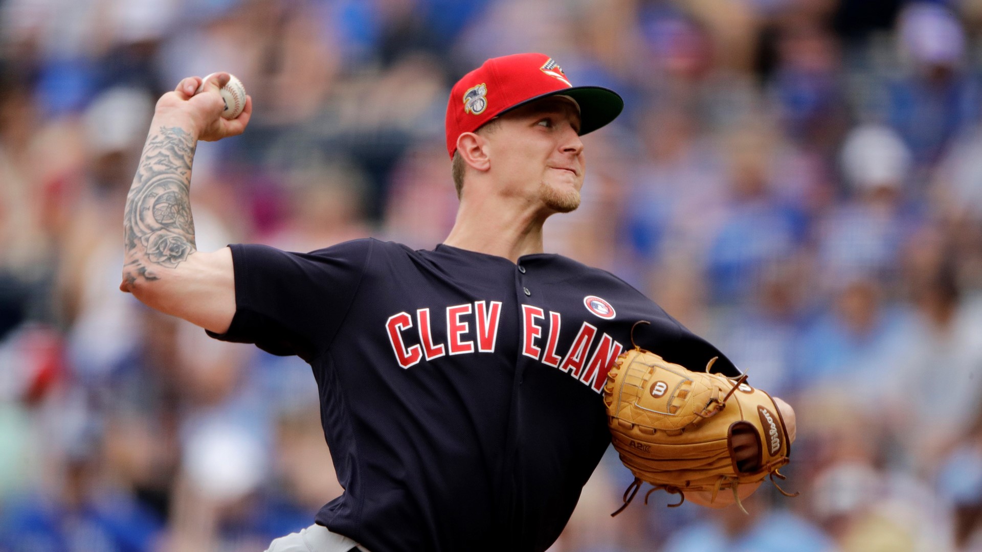 Cleveland Indians pitcher Zach Plesac has made picking off runners into ...