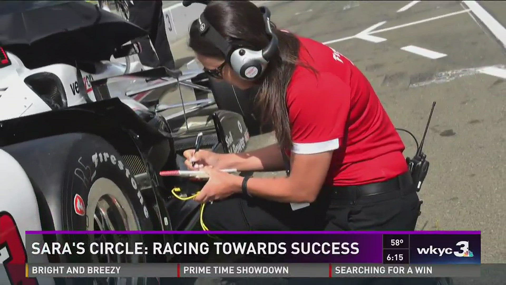 Sara's Circle: Racing with Bridgestone's Cara Adams | wkyc.com