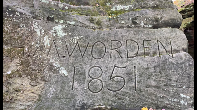 GO-HIO | Exploring the carvings at Worden's Ledges | wkyc.com