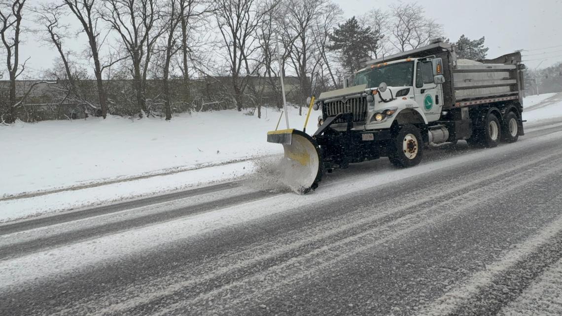 ODOT crews working around the clock as lake-effect snow creates fast ...