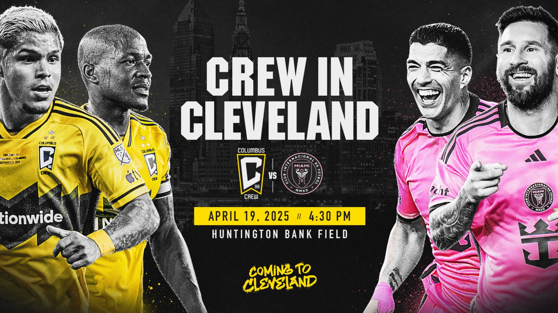 Columbus Crew and Inter Miami CF to play MLS game in Cleveland | wkyc.com
