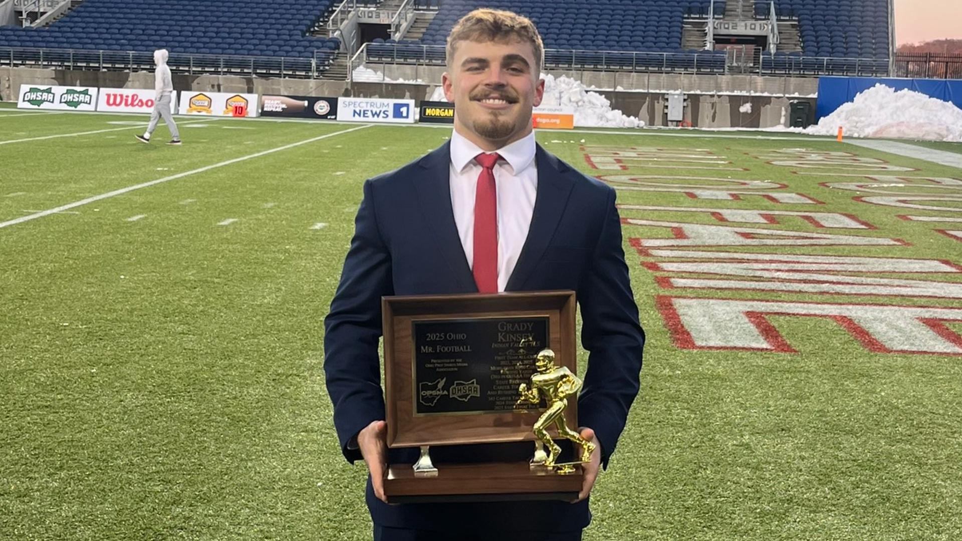 Indian Valley's Grady Kinsey wins Ohio's 2025 Mr. Football award ...