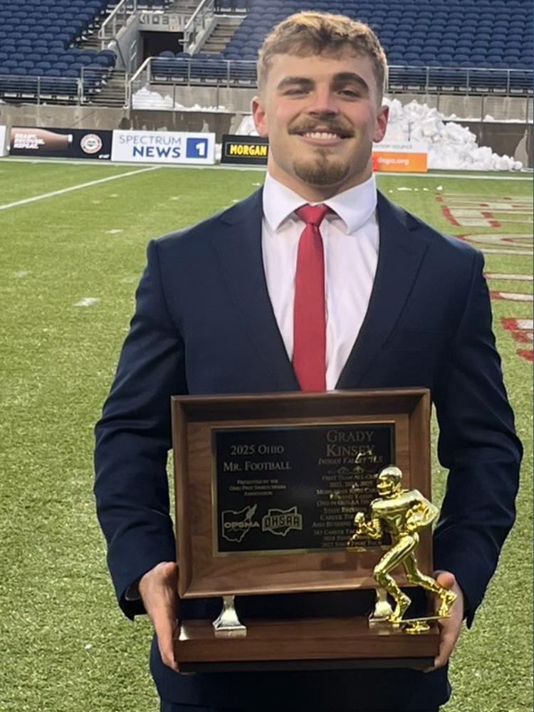 Indian Valley's Grady Kinsey wins Ohio's 2025 Mr. Football award ...