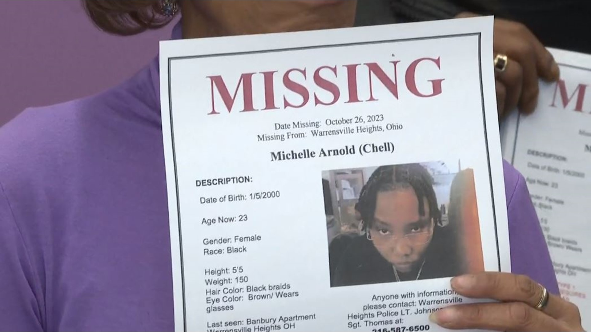 Human remains of missing woman Michelle Arnold found in East Cle | wkyc.com