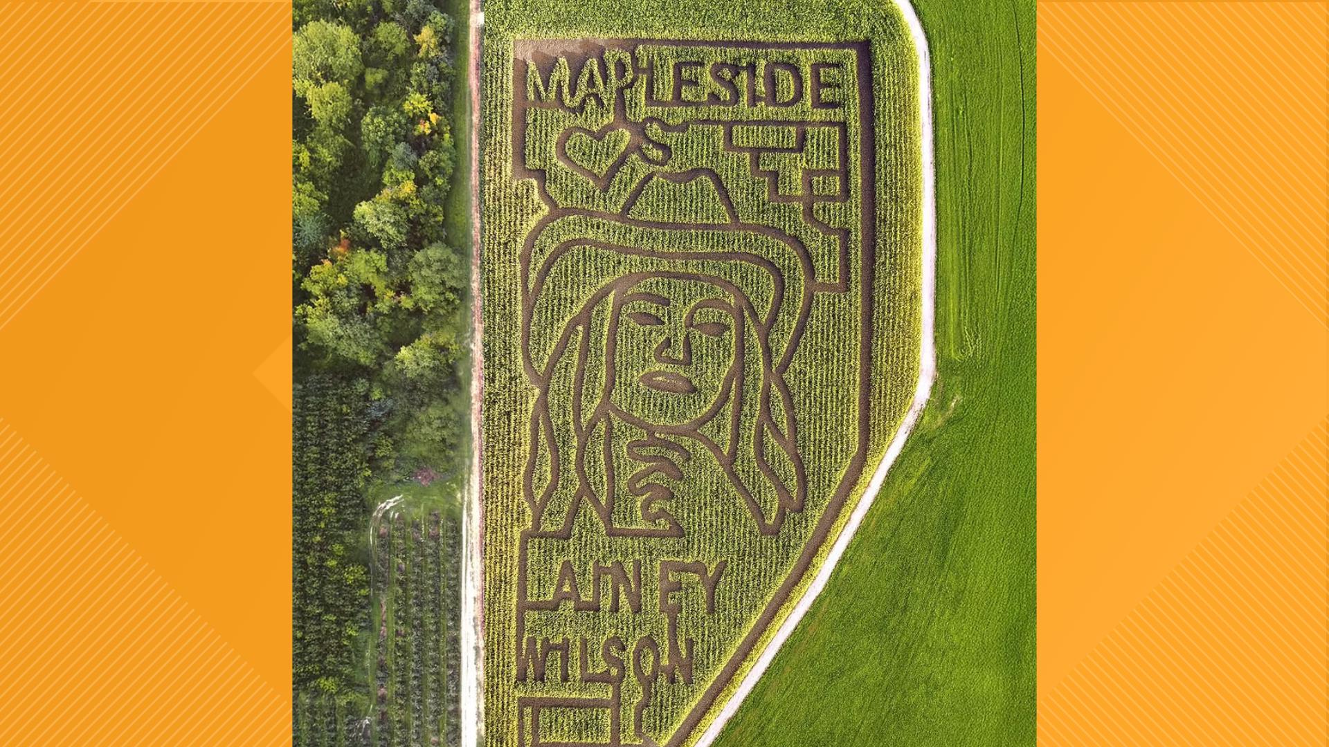 Lainey Wilson Corn Maze at Mapleside Farms in Brunswick | 2025 Fall ...