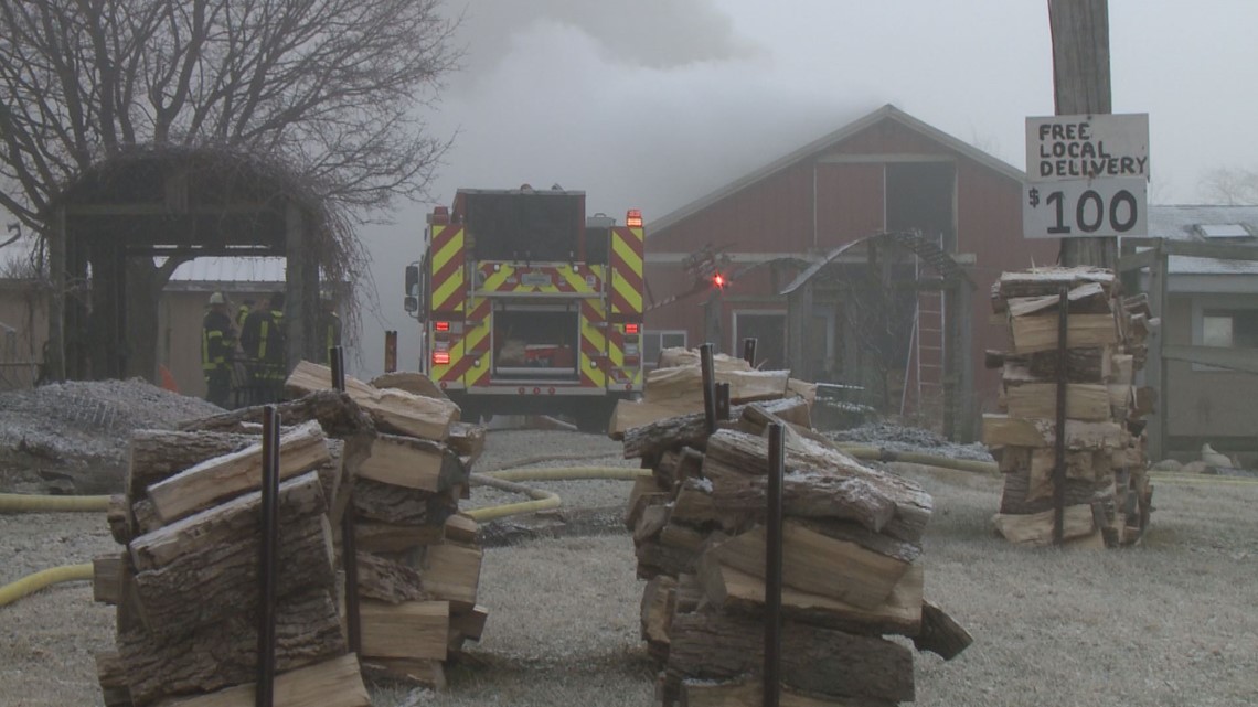 Fire chief says heat lamps to blame in Medina barn fire | wkyc.com
