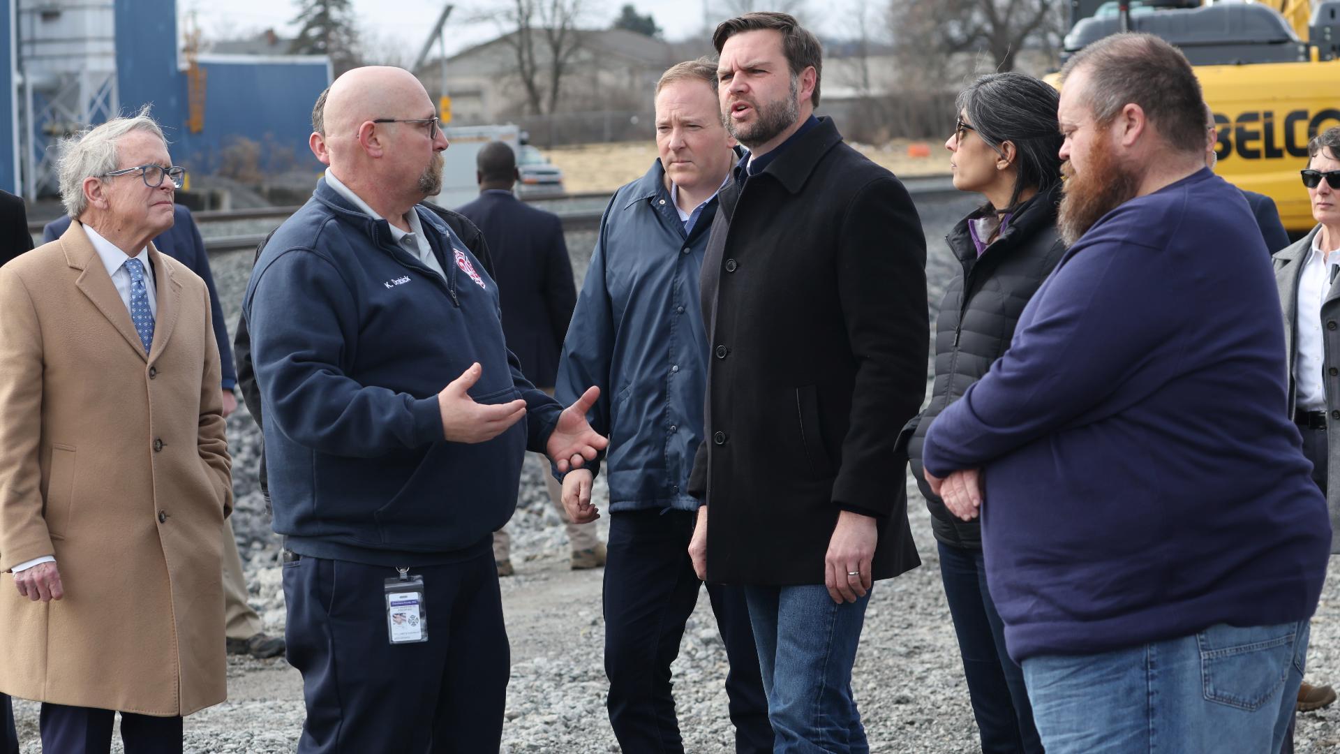 PHOTOS: Vice President JD Vance visits East Palestine two years after ...