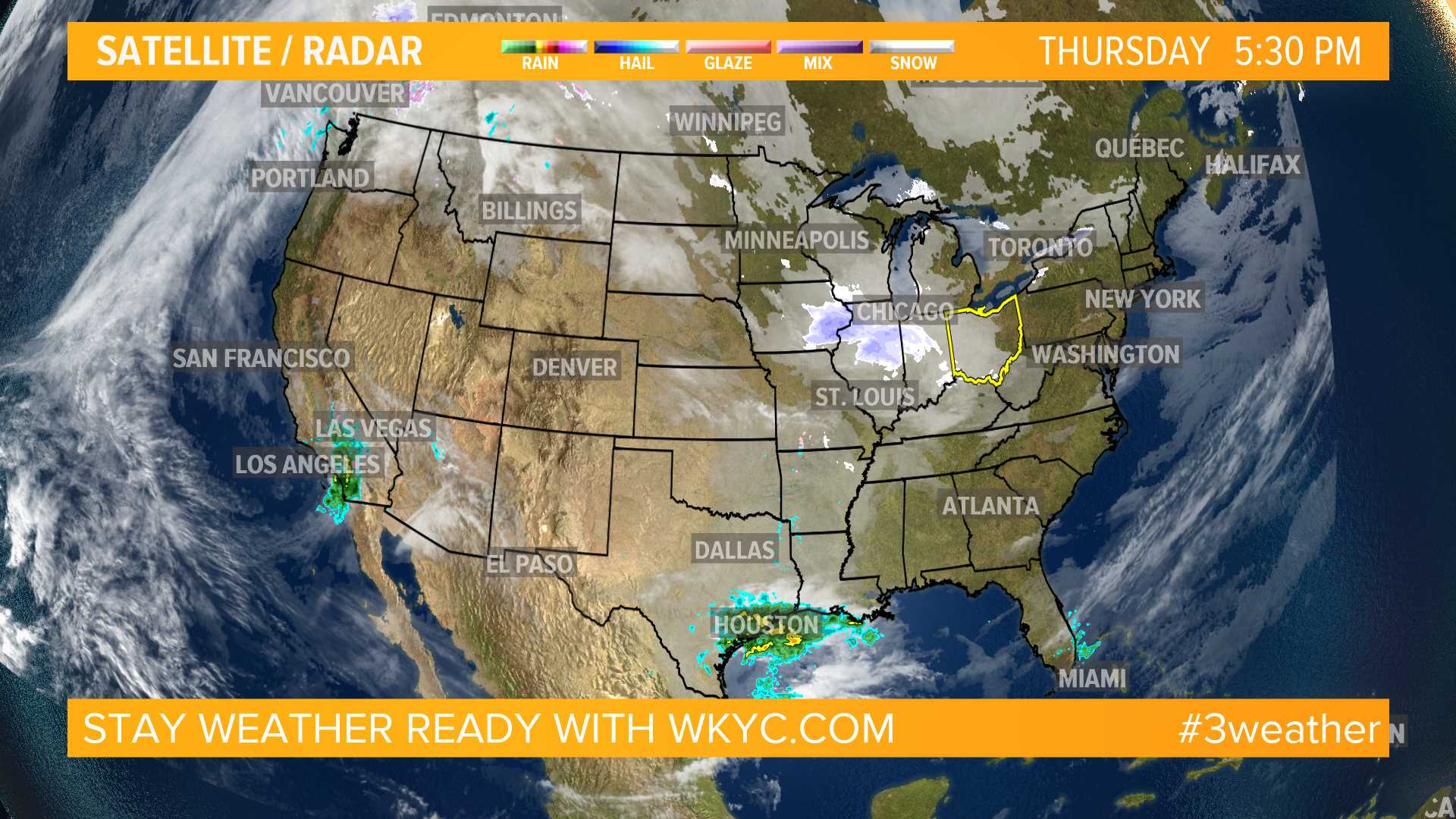Weather across the nation on January 31, 2019 | wkyc.com