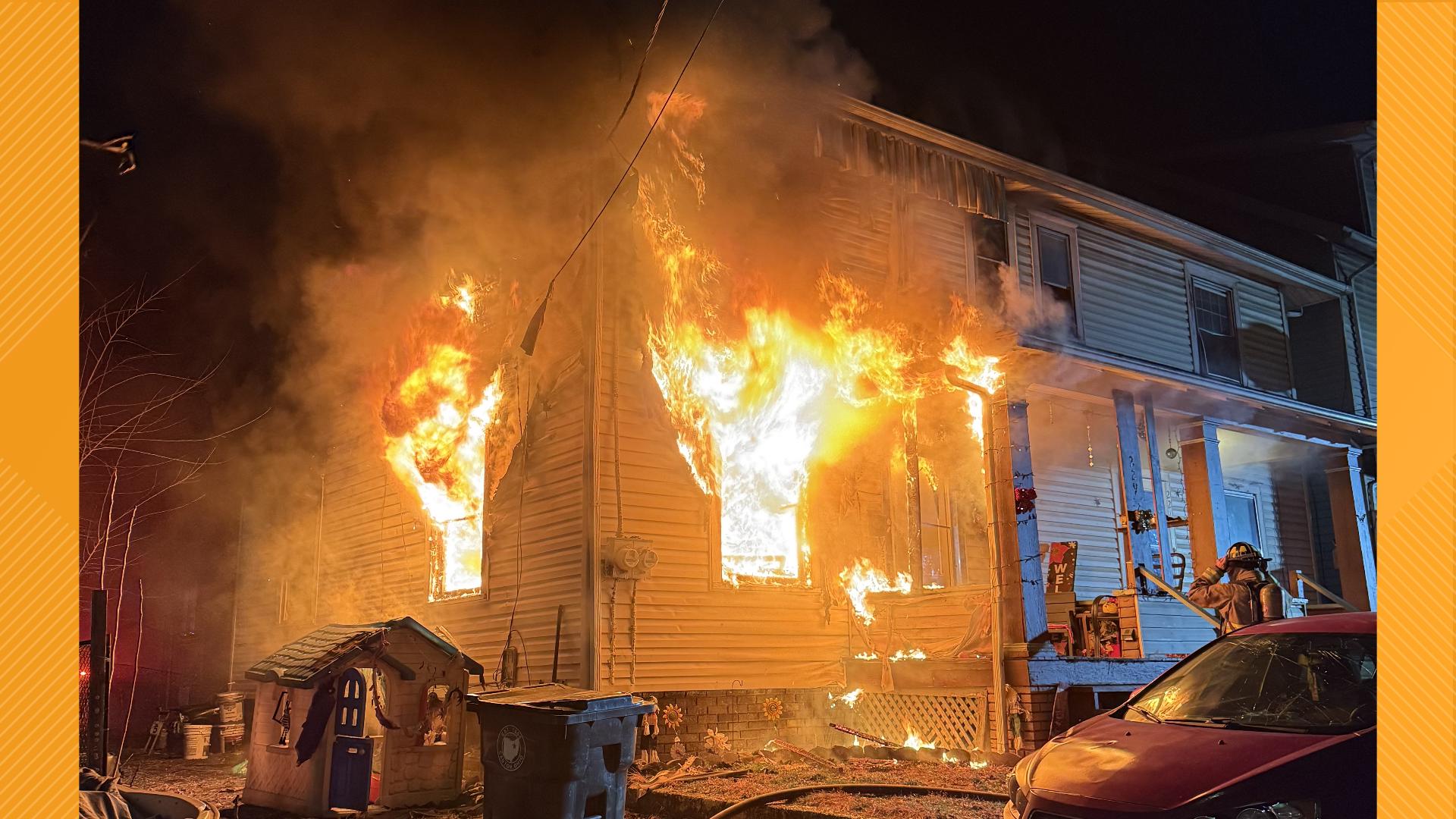 Canton duplex fire displaces residents, injures firefighter | wkyc.com