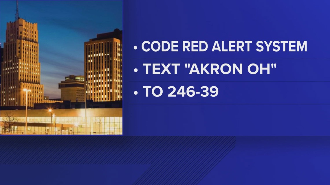 Akron launches new 'CodeRED' mass notification system | wkyc.com
